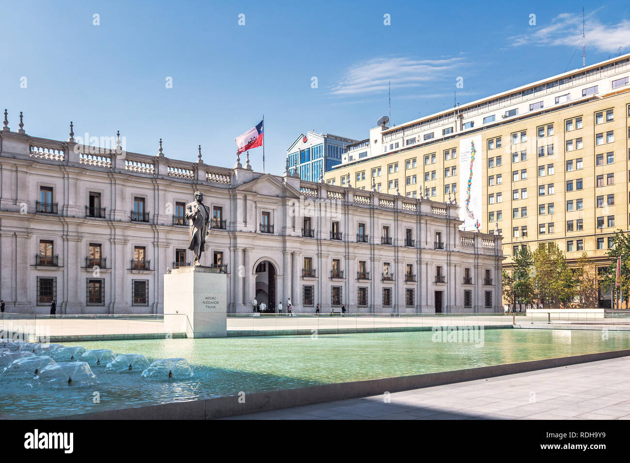La Moneda Presidential Palace - Santiago, Chile Stock Photo - Alamy