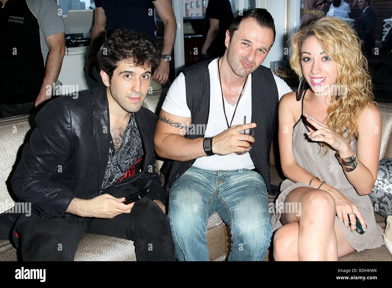 NEW YORK, NY - SEPTEMBER 11: Jordan Scott Gilbert, Dave Broitman and ...