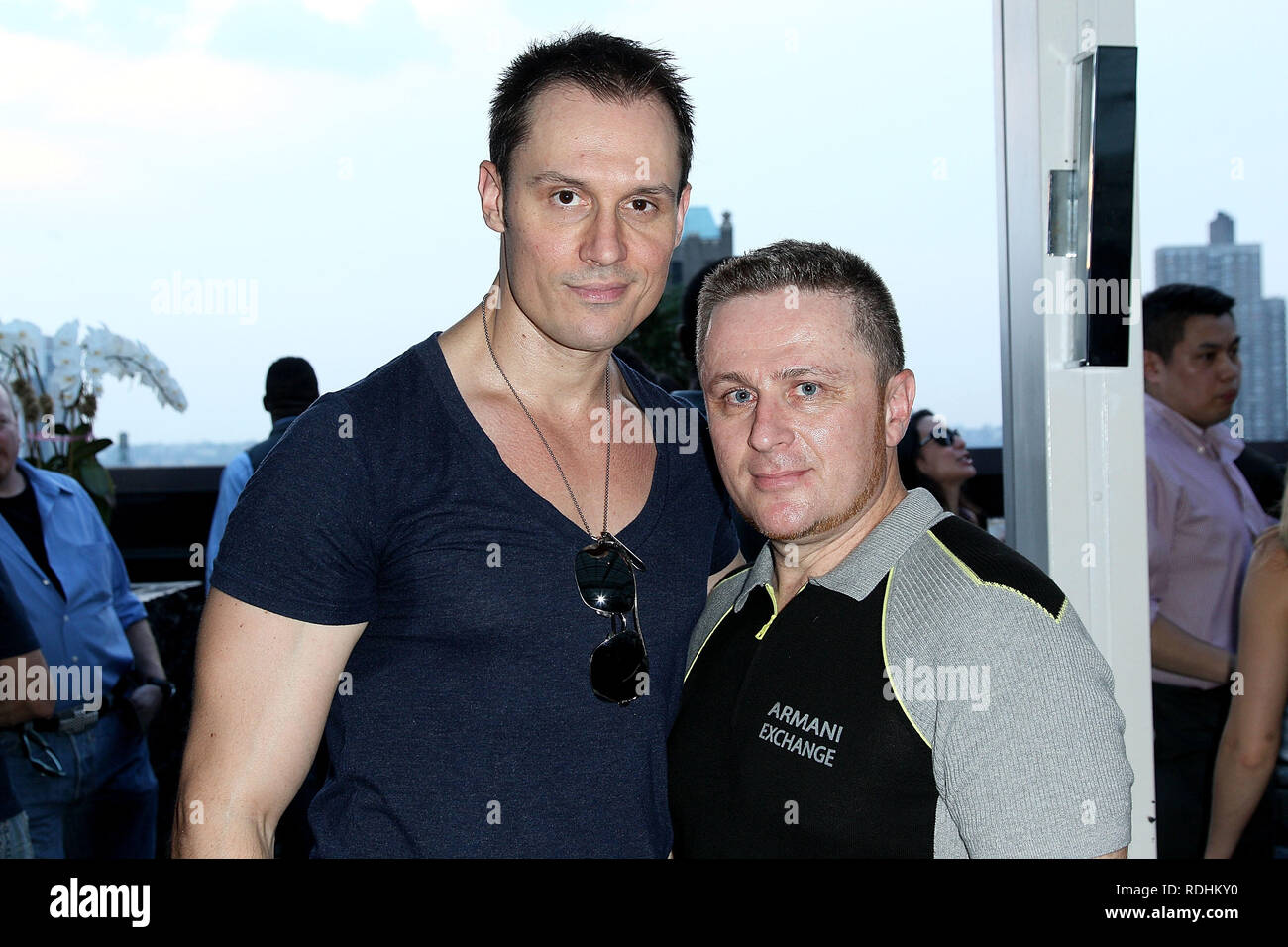 NEW YORK, NY - SEPTEMBER 11: Keith Collins and Roman Itkin attend ...