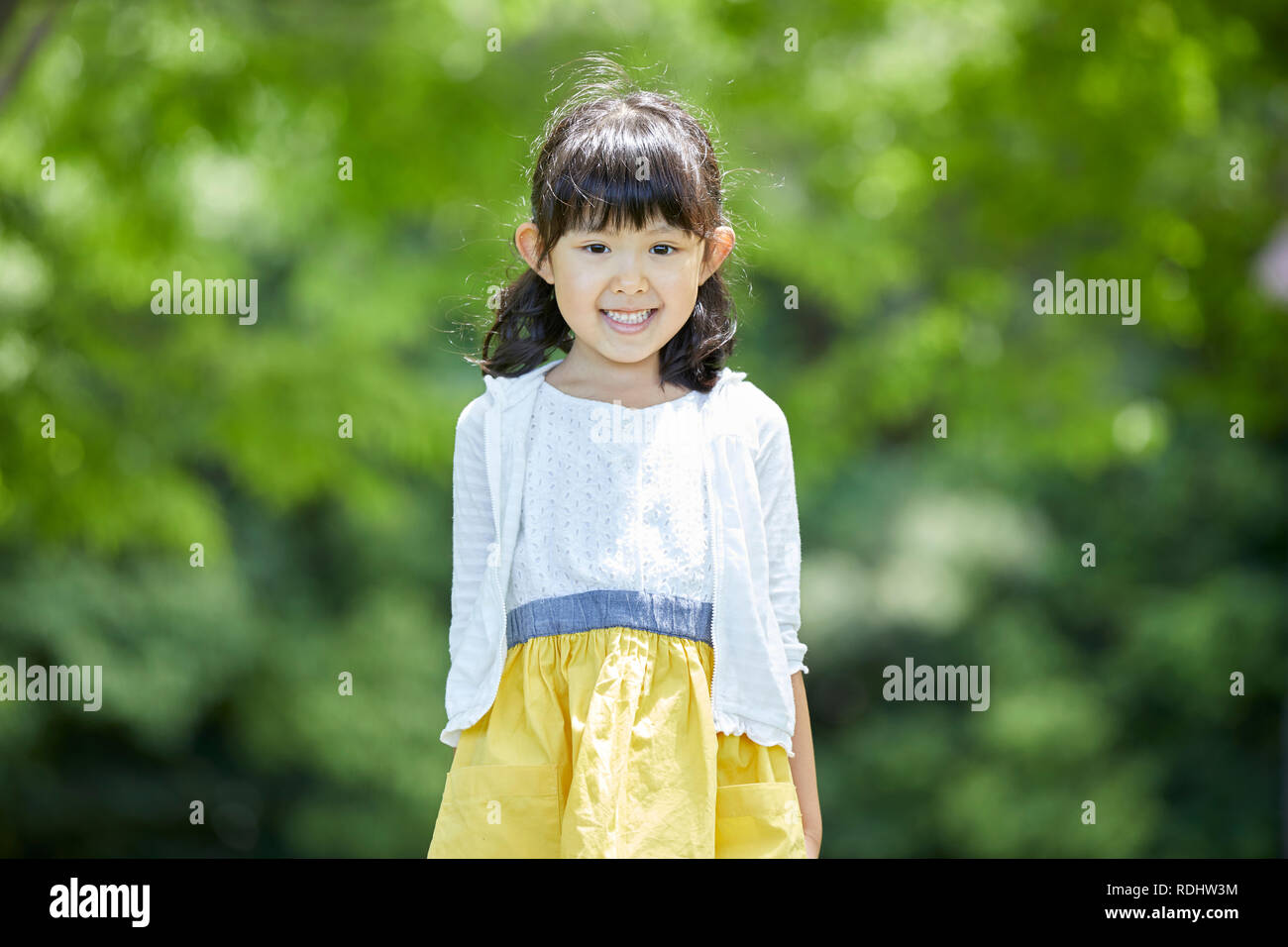 Japanese kid in a city park Stock Photo - Alamy