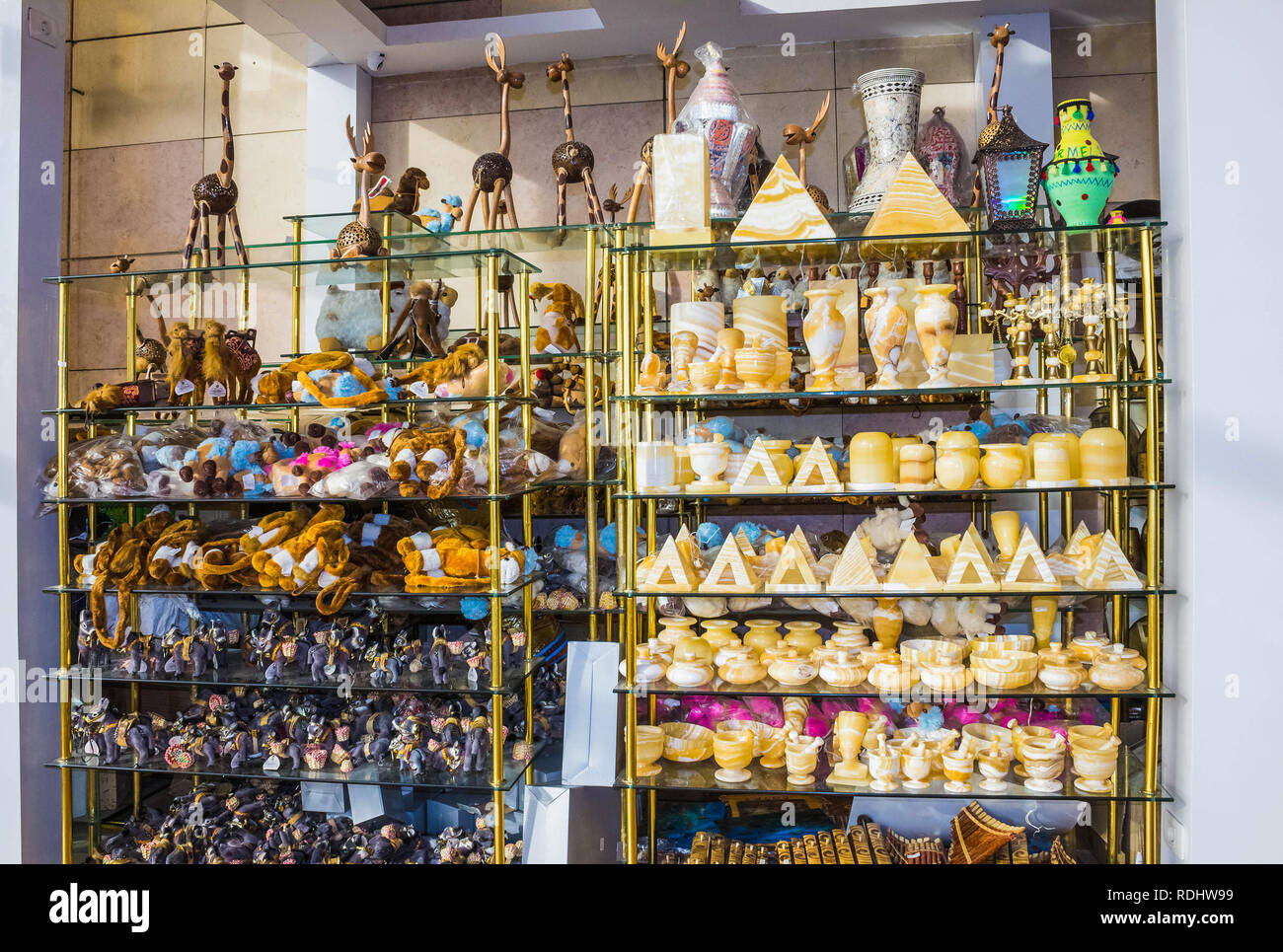 Sharm El Sheikh, Egypt - January 06, 2019: Various arabic antique ...