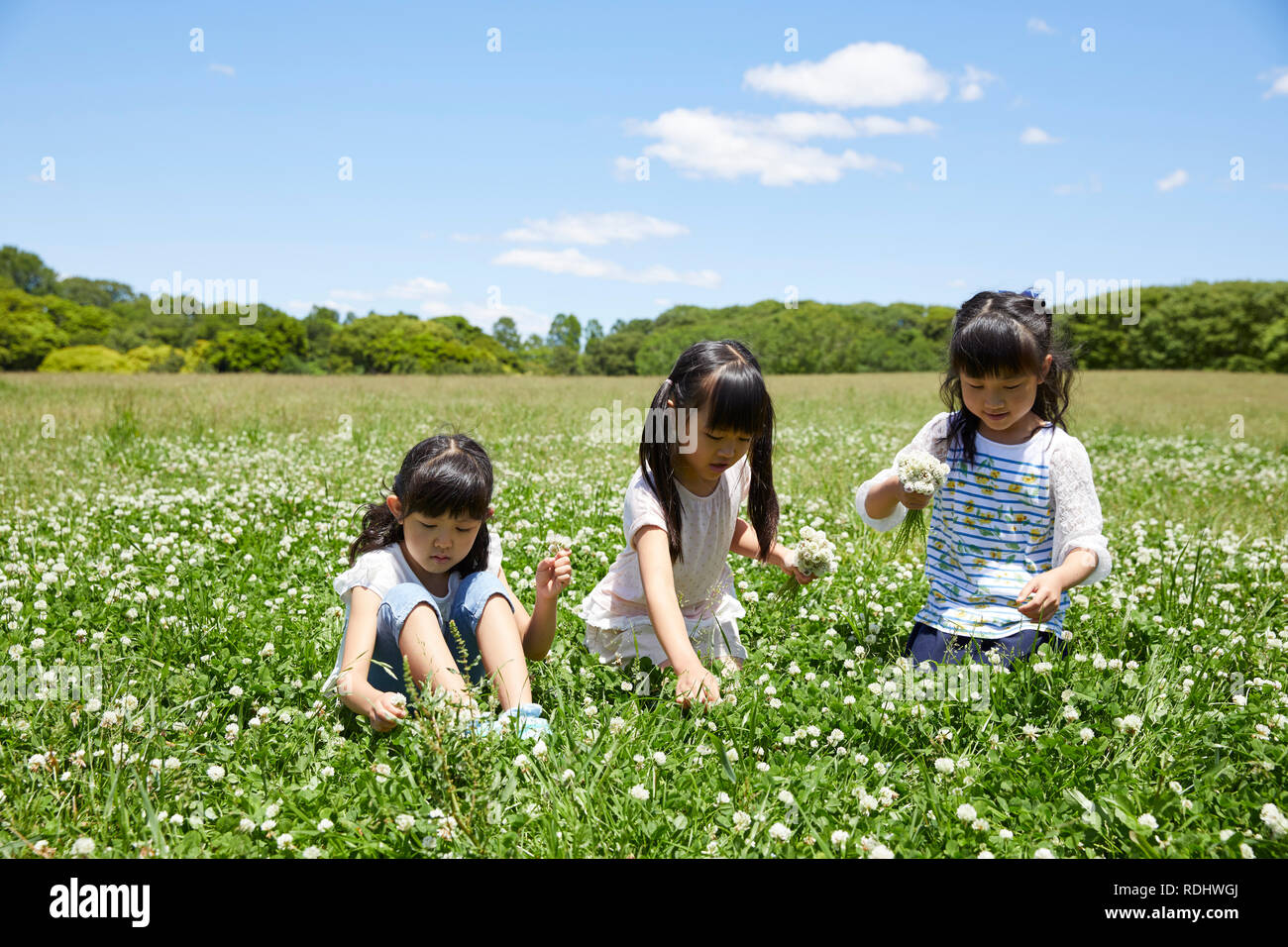 Japanese kids in a city park Stock Photo - Alamy
