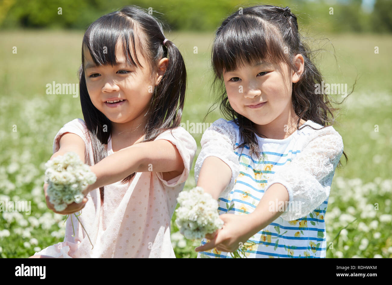 Japanese kids in a city park Stock Photo - Alamy