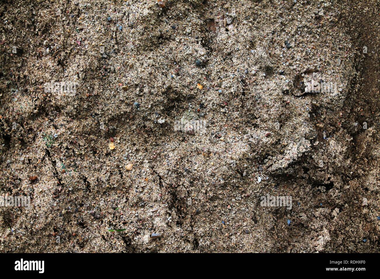 Close up high resolution surface of sand on the ground Stock Photo - Alamy