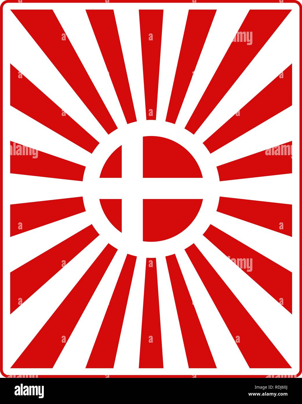 Denmark flag on sun rays backdrop Stock Vector Image & Art - Alamy