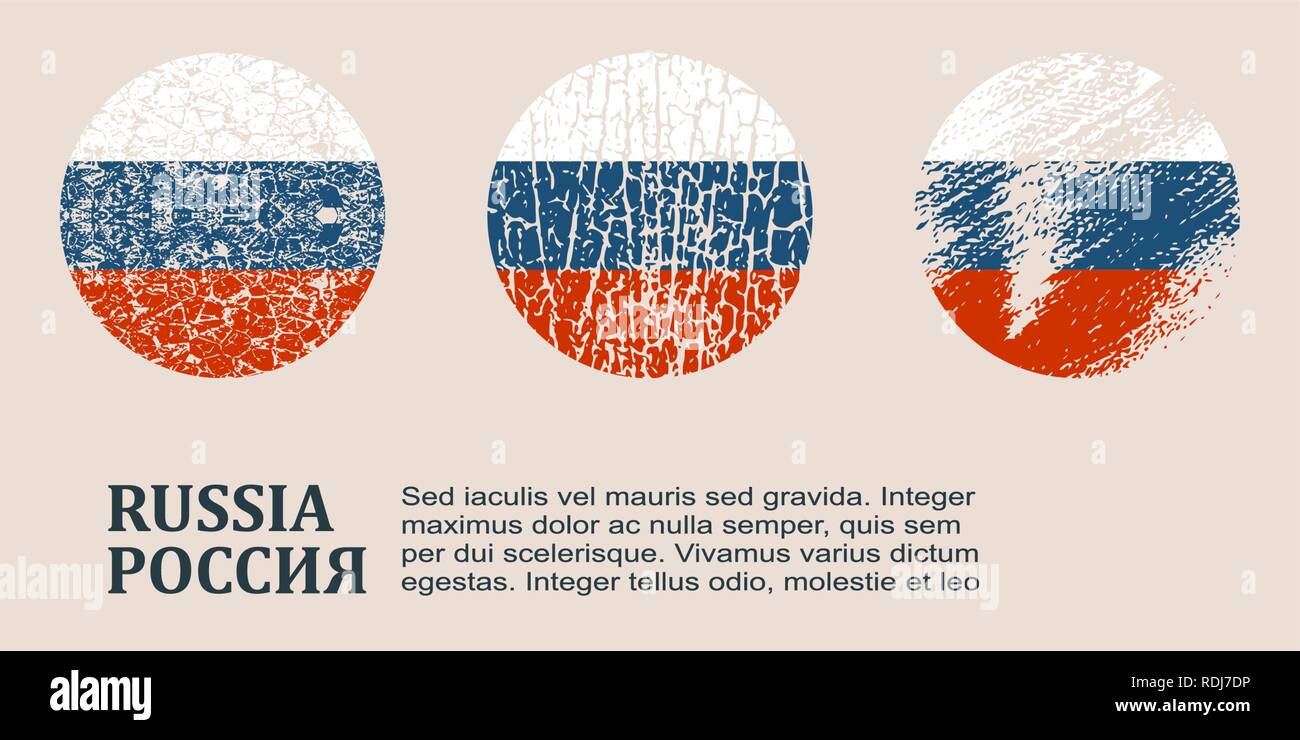 Russia flag design concept Stock Vector Image & Art - Alamy