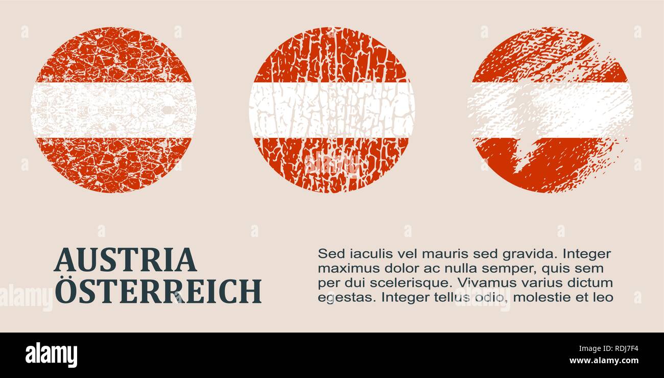 Austria flag design concept Stock Vector Image & Art - Alamy