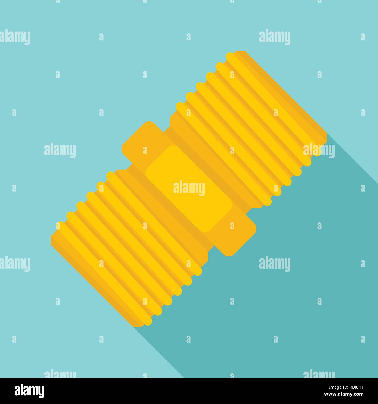 Screw-thread icon. Flat illustration of screw-thread vector icon for ...