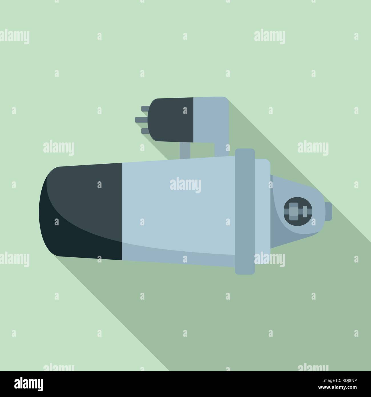 Car starter icon. Flat illustration of car starter vector icon for web ...