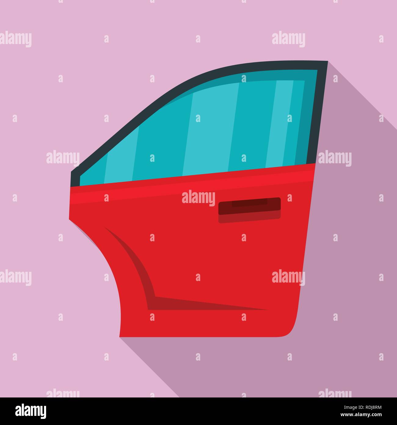 Car door icon. Flat illustration of car door vector icon for web design ...