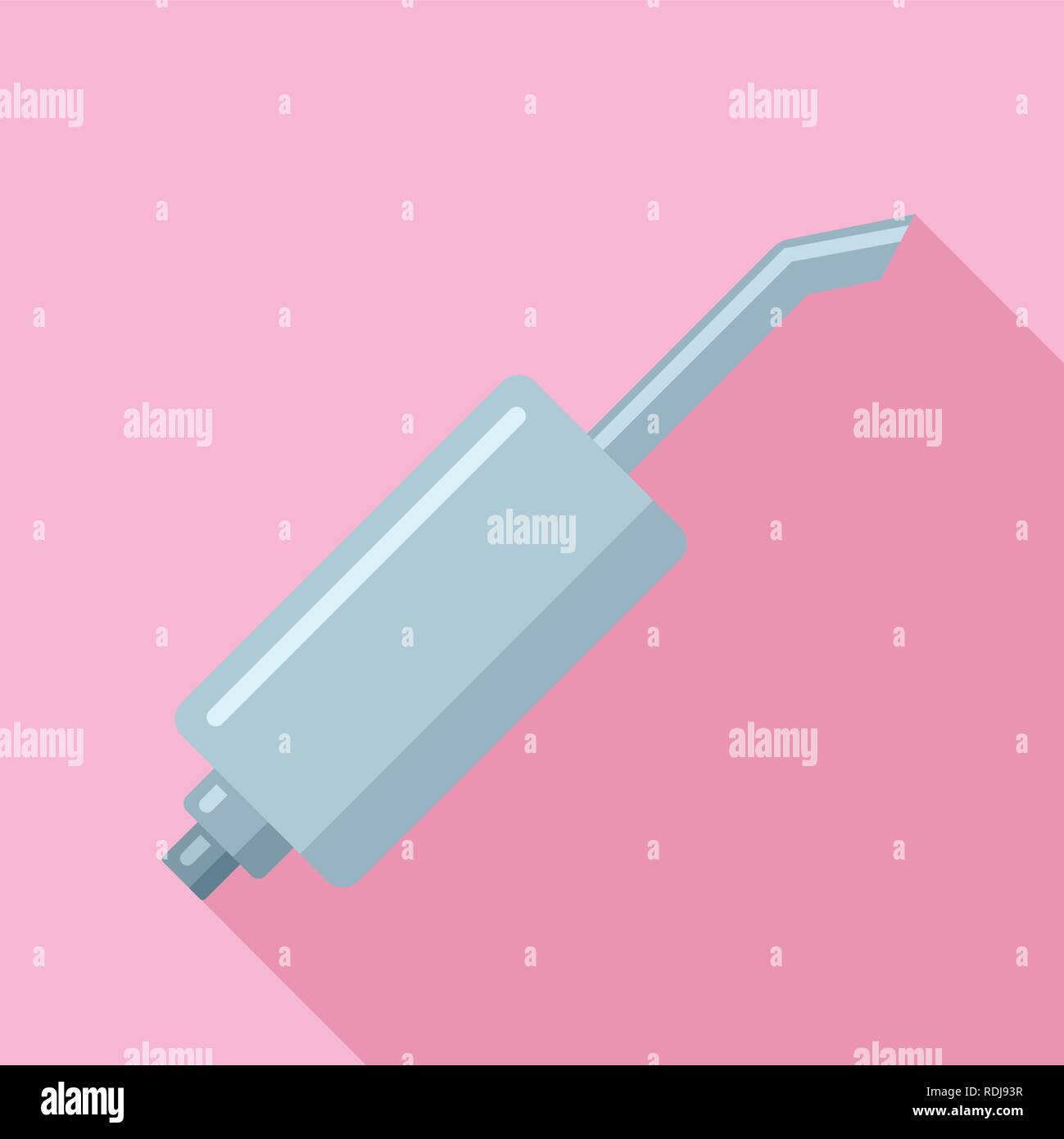 Car muffler icon. Flat illustration of car muffler vector icon for web design Stock Vector Image ...