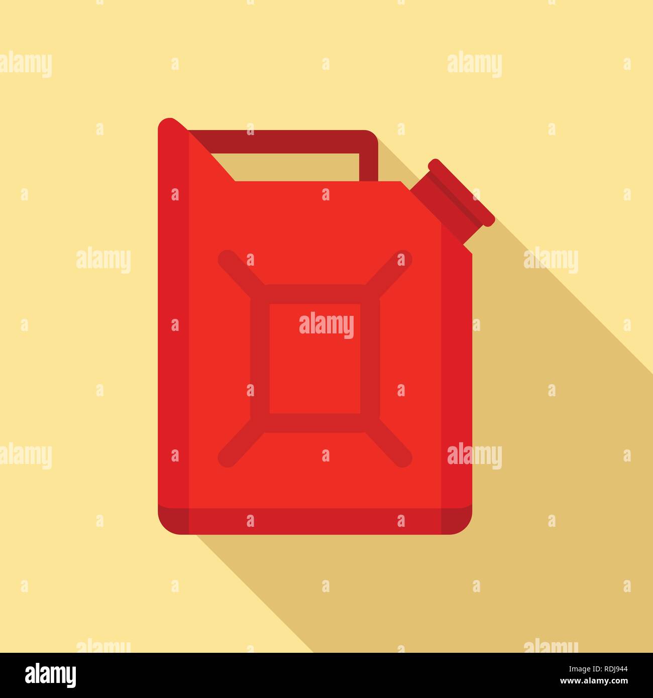 Car fuel canister icon. Flat illustration of car fuel canister vector ...