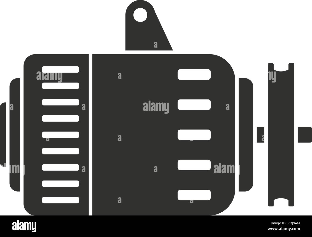 Car alternator icon. Simple illustration of car alternator vector icon ...