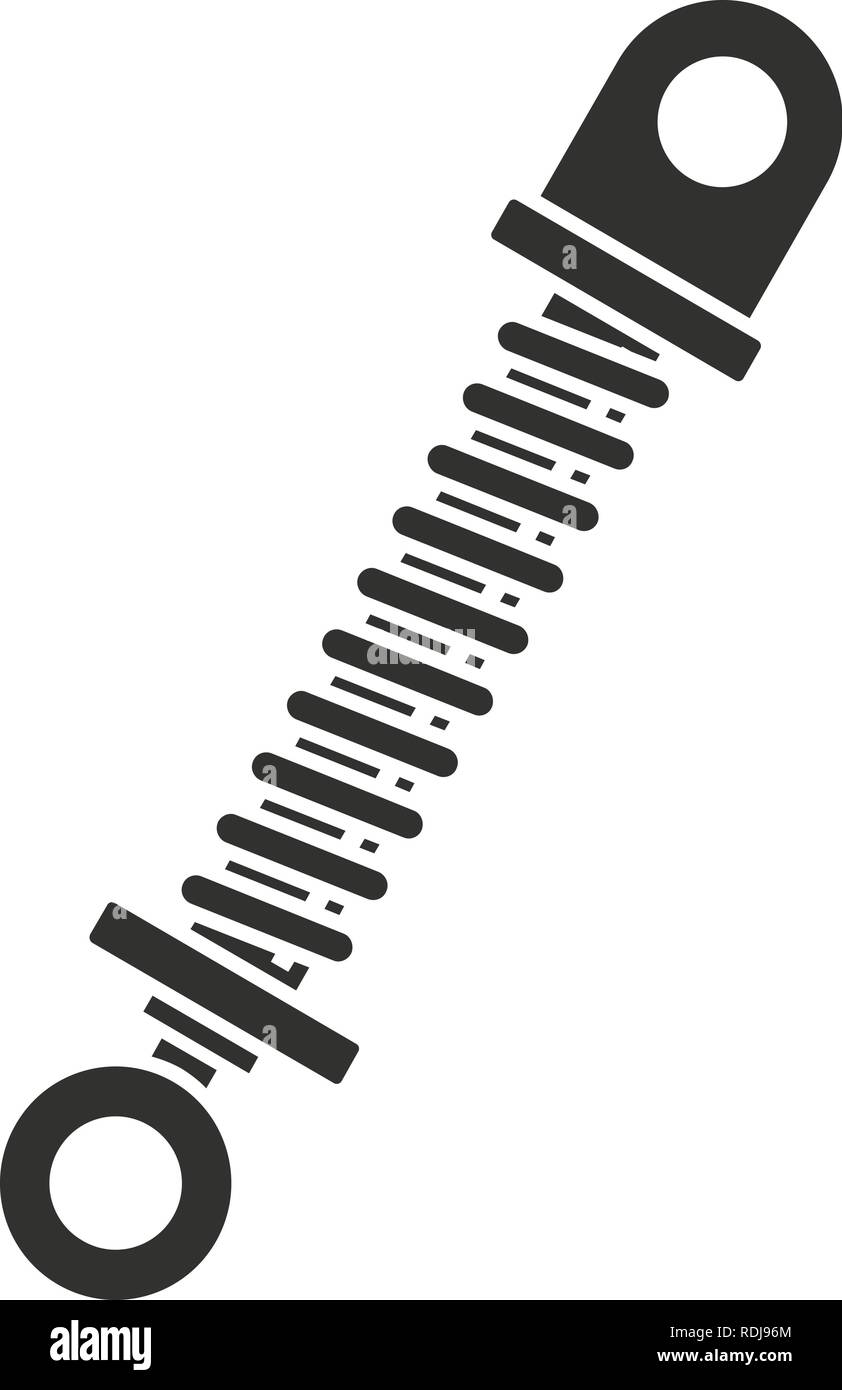 Car shock absorber icon. Simple illustration of car shock absorber ...