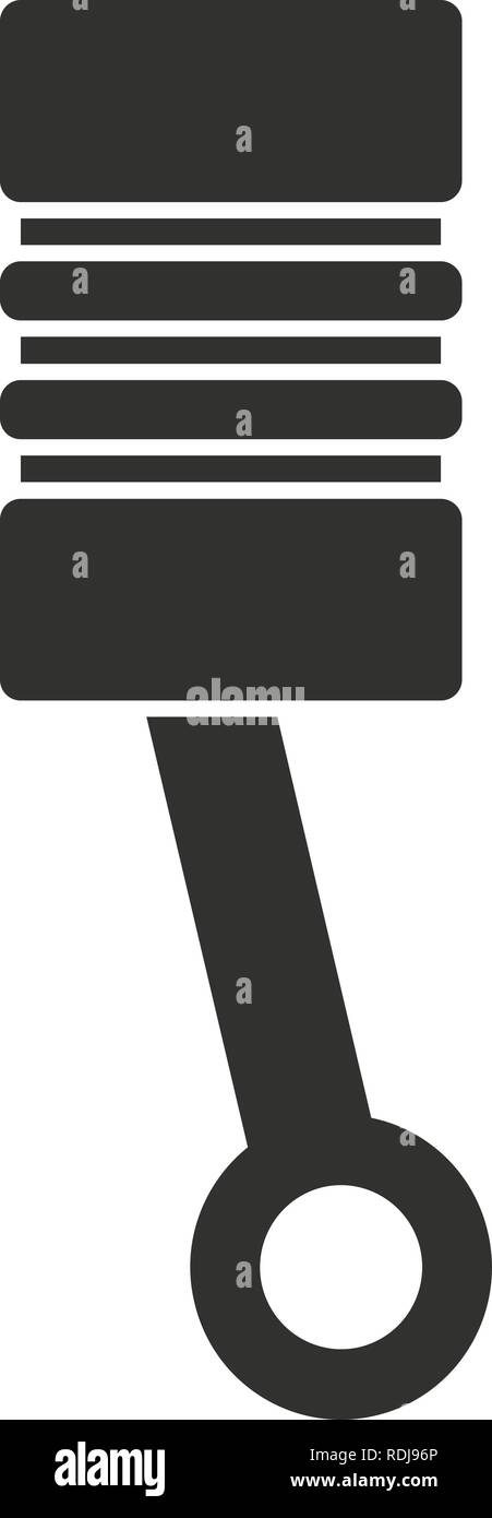 Car engine piston icon. Simple illustration of car engine piston vector ...
