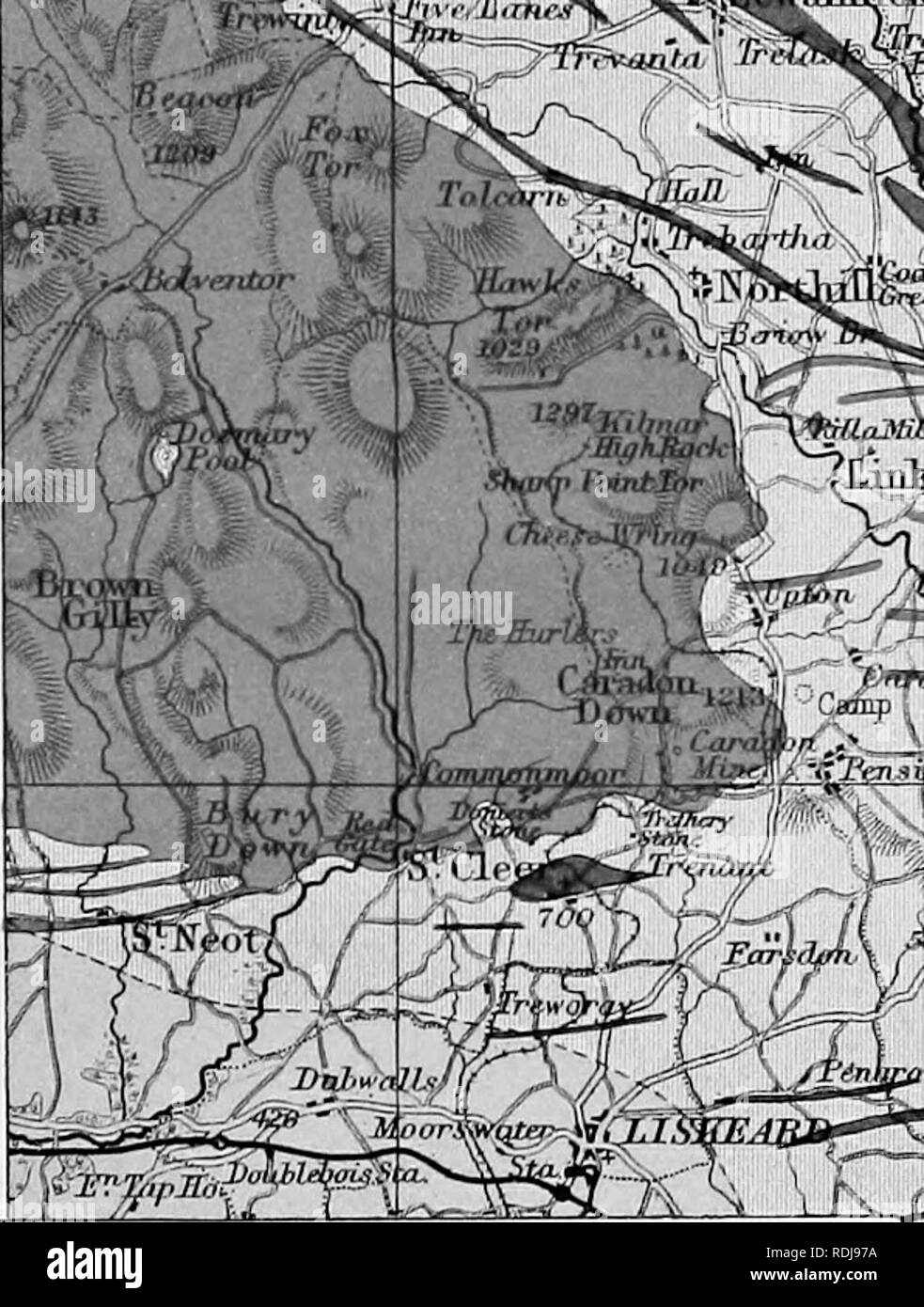 Geological map of london Black and White Stock Photos & Images - Alamy