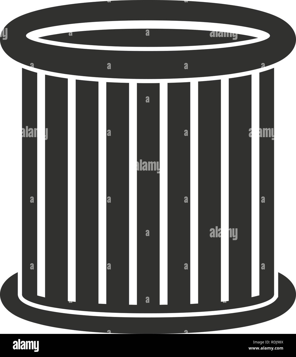 Car air filter icon. Simple illustration of car air filter vector icon ...