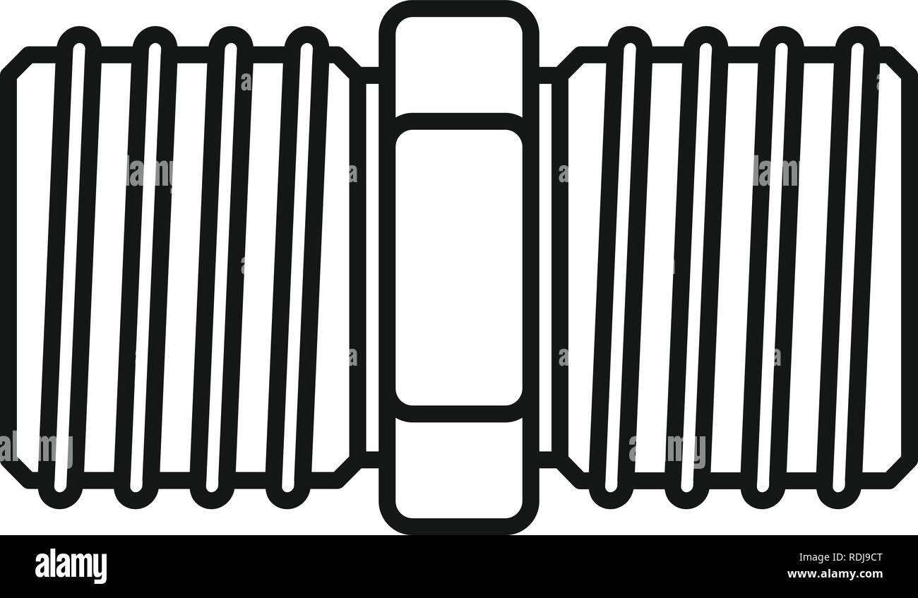 Screw-thread icon. Outline screw-thread vector icon for web design ...