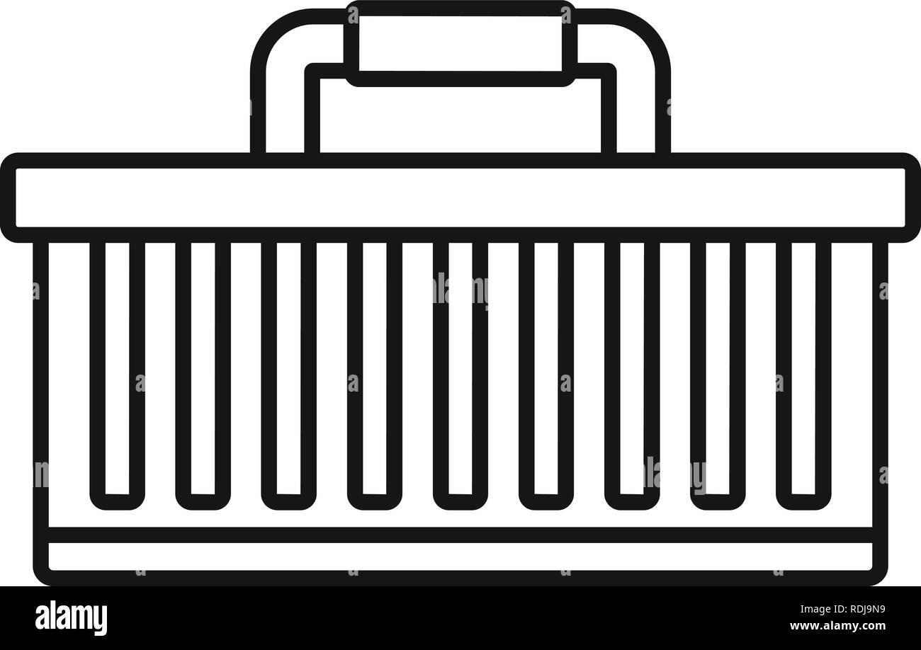 Car Tool Box Icon Outline Car Tool Box Vector Icon For Web Design