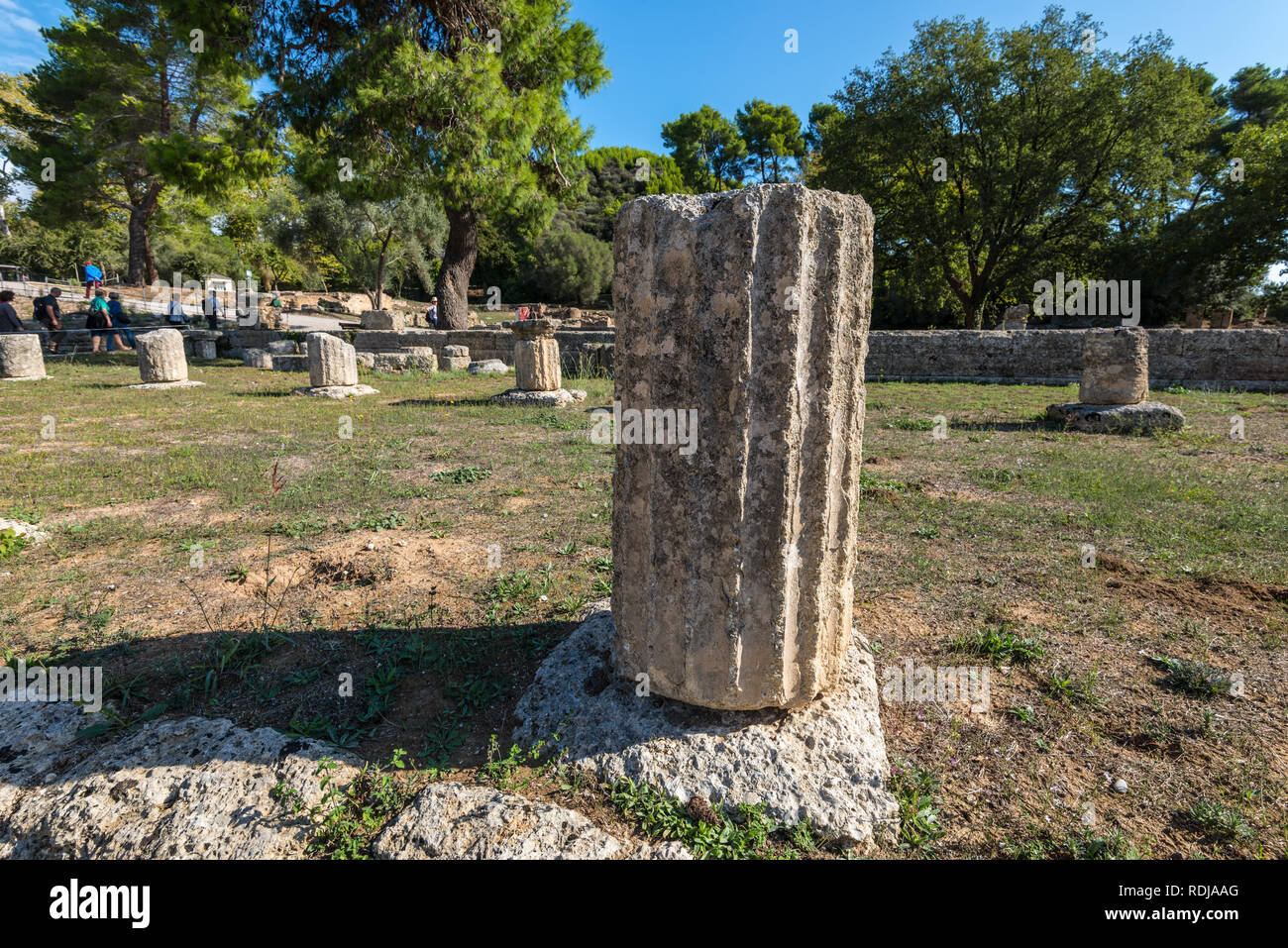 Column in archaeological site hi-res stock photography and images - Alamy