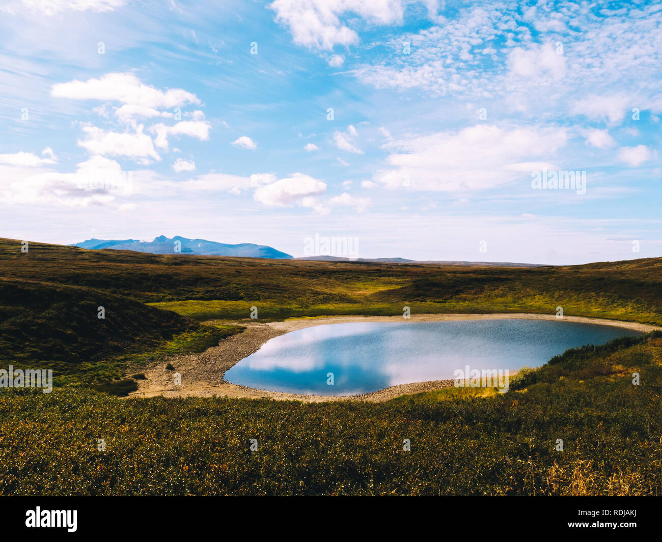 Mountainscape with pond hi-res stock photography and images - Alamy