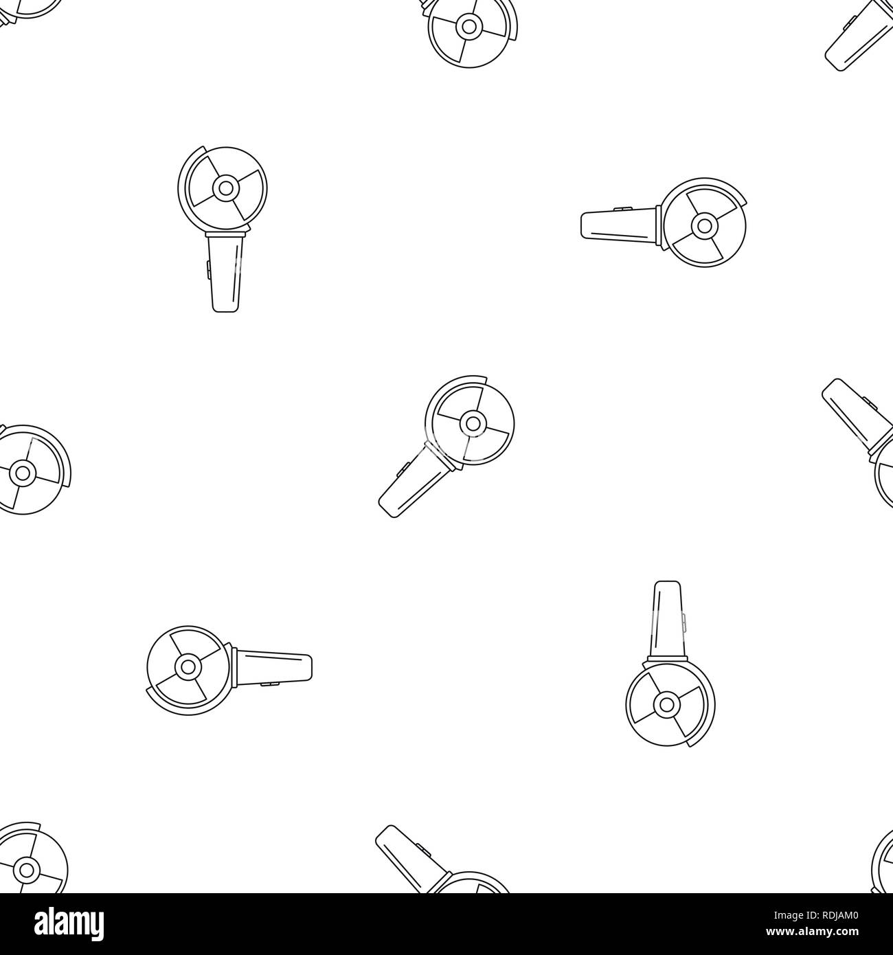 Angle grinder icon. Outline illustration of angle grinder vector icon ...