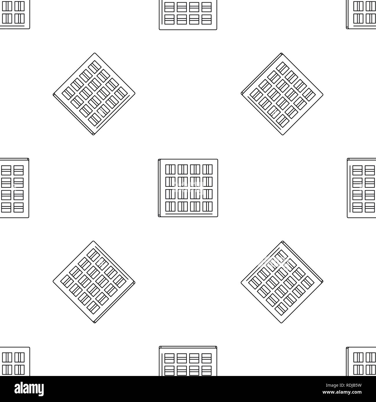 Solar battery cell icon. Outline illustration of solar battery cell ...