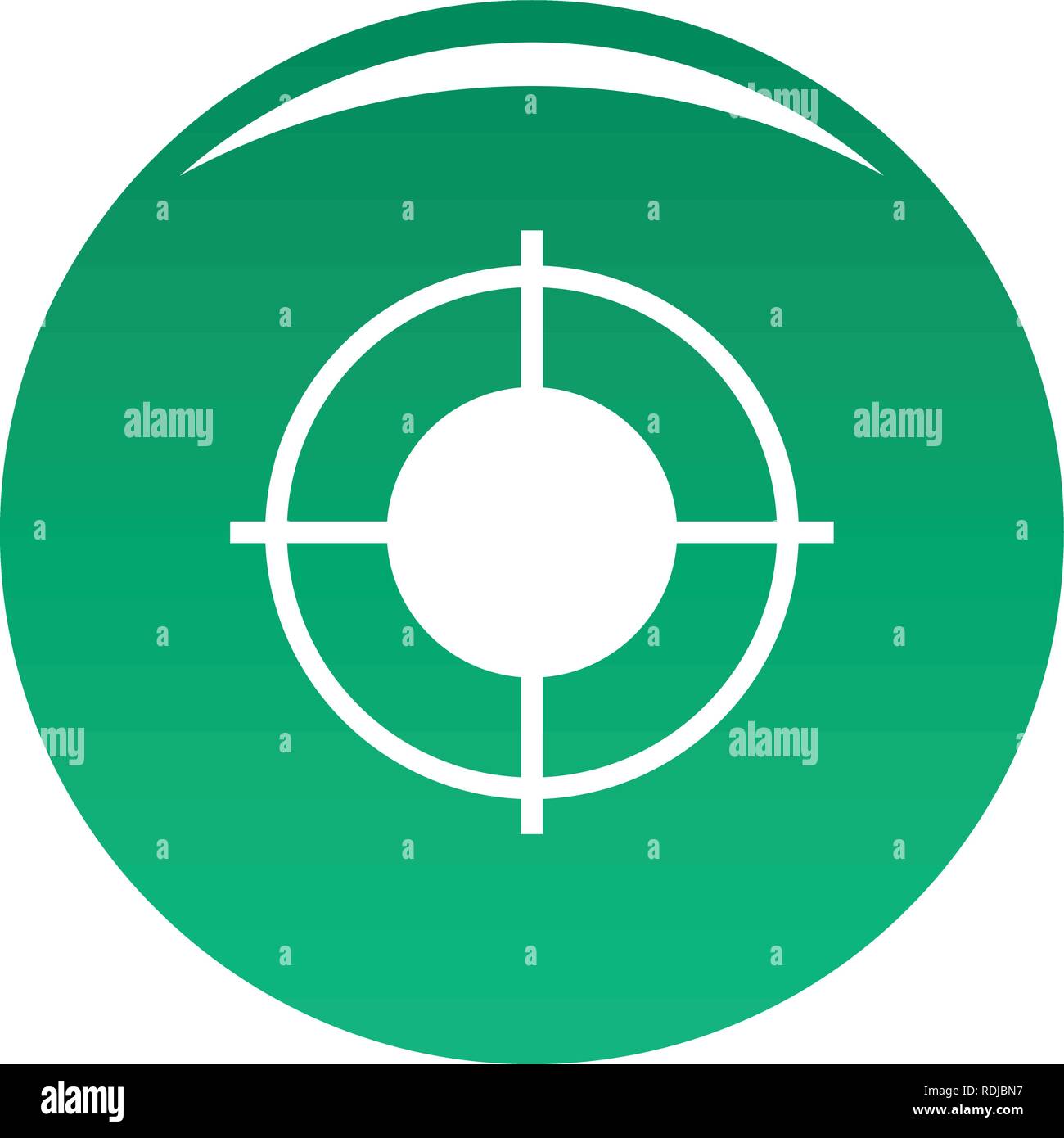 Far target icon. Simple illustration of far target vector icon for any ...