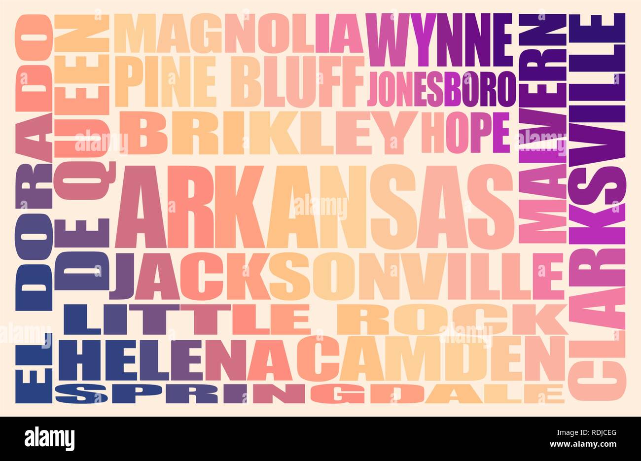 Map of clarksville Stock Vector Images - Alamy