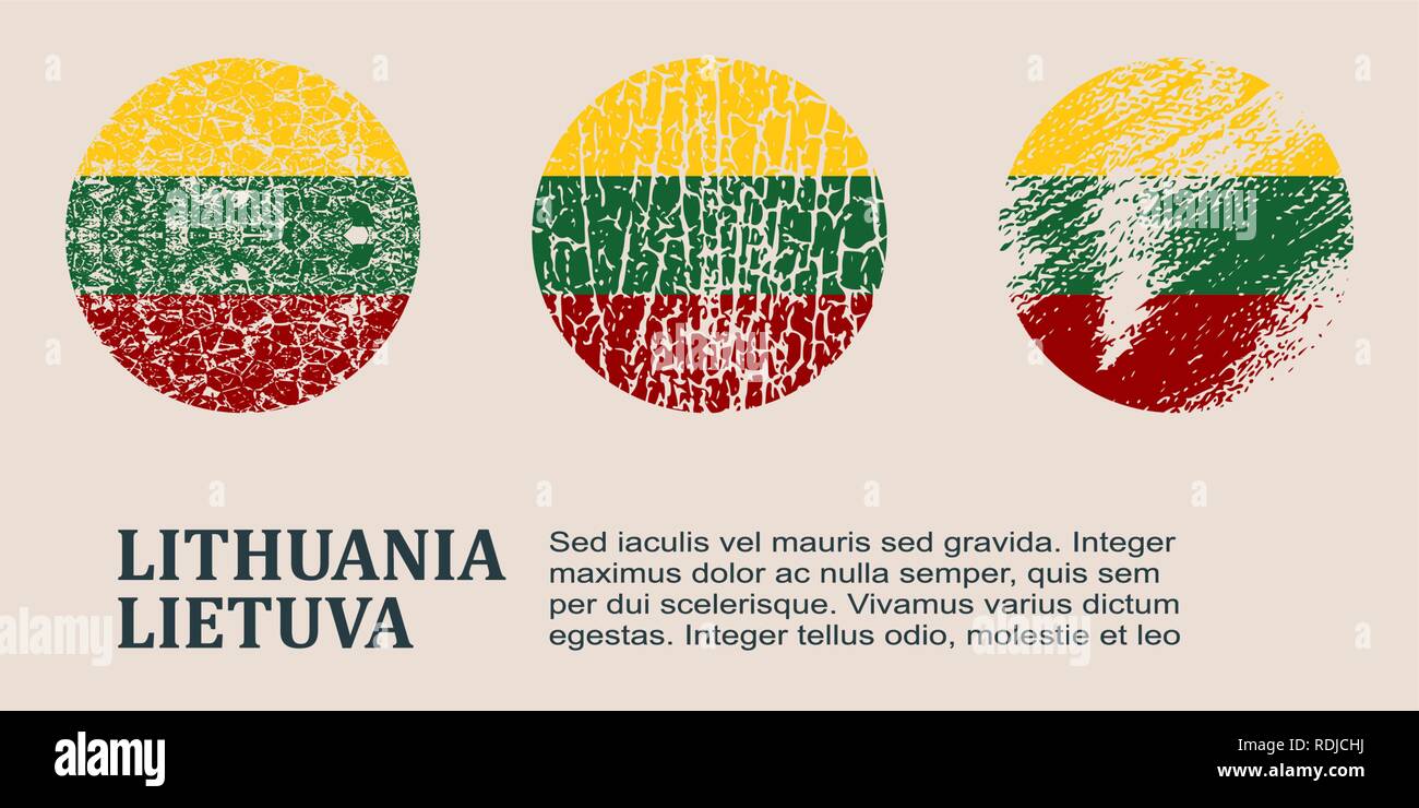 Lithuania flag design concept Stock Vector Image & Art - Alamy