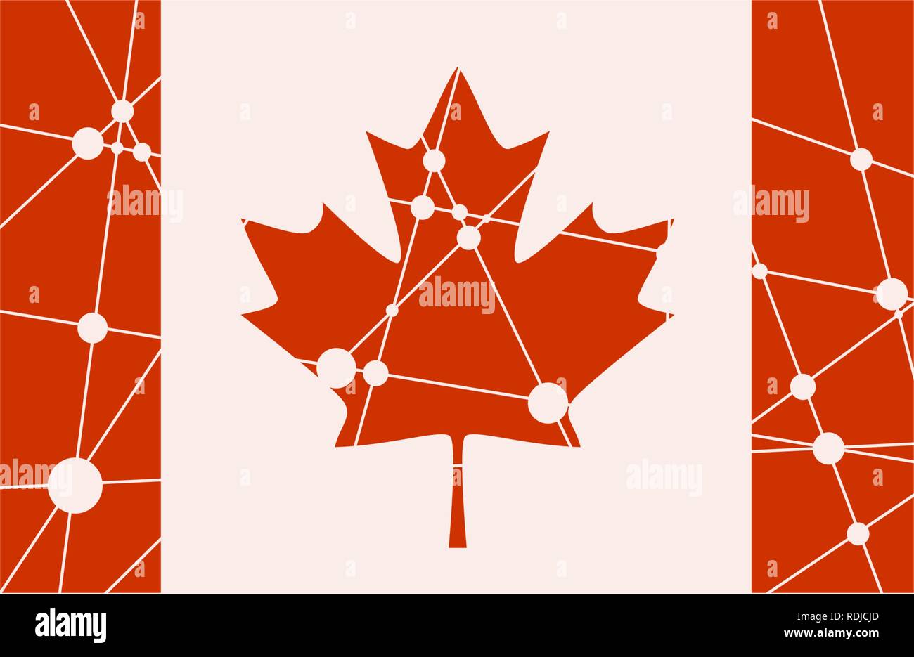 Canada flag concept Stock Vector Image & Art - Alamy