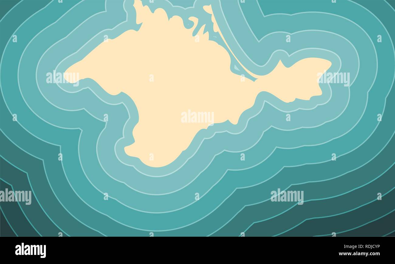 Top view of the peninsula Stock Vector Image & Art - Alamy