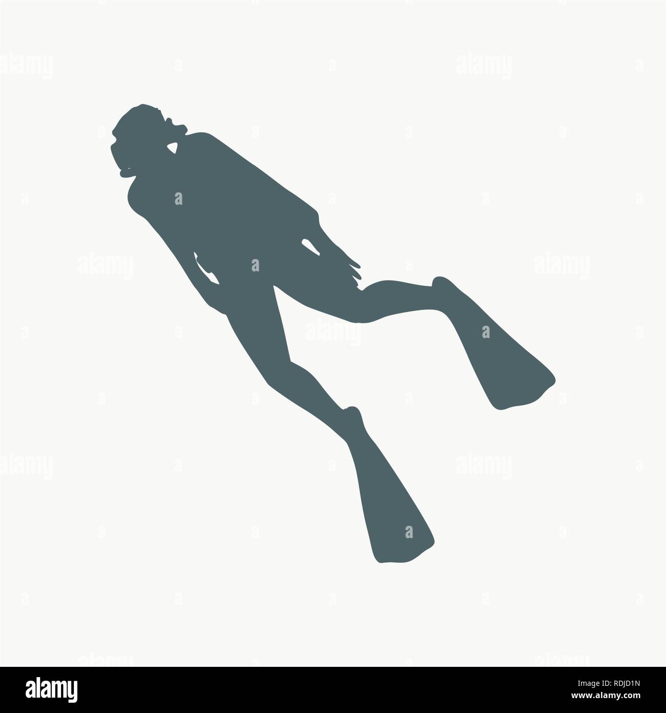 Scuba diver frogman Cut Out Stock Images & Pictures - Alamy