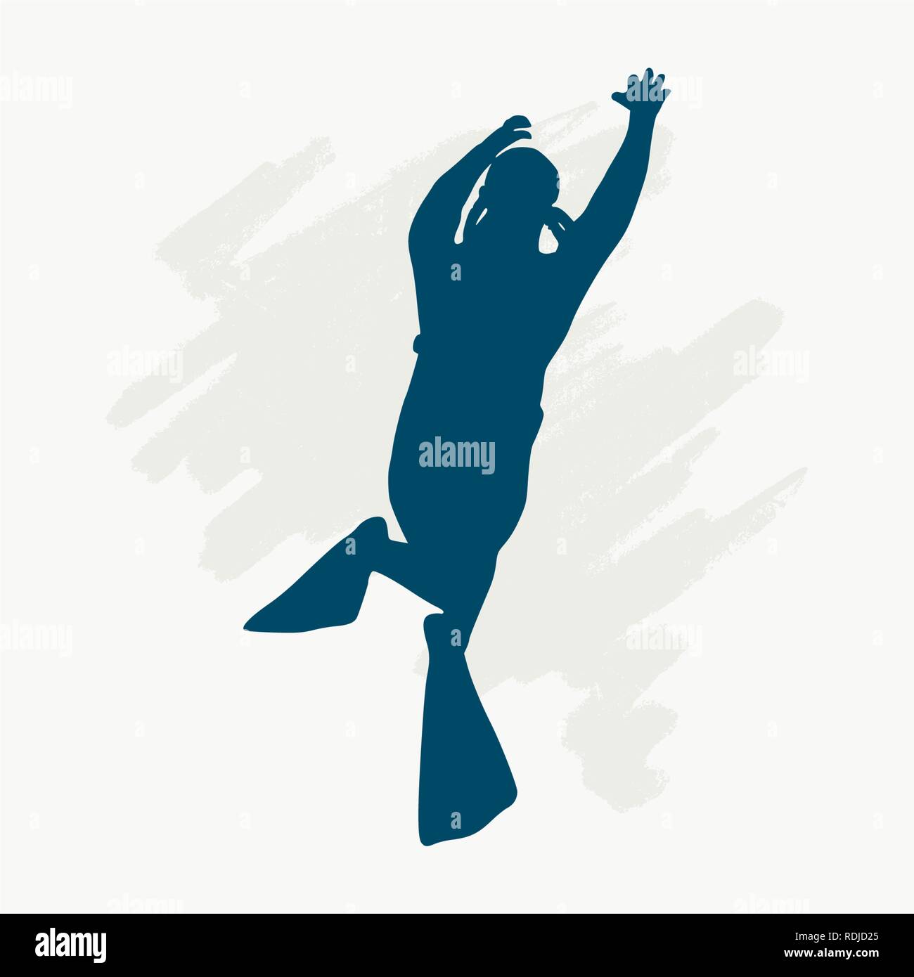 Diving sport concept Stock Vector Image & Art - Alamy