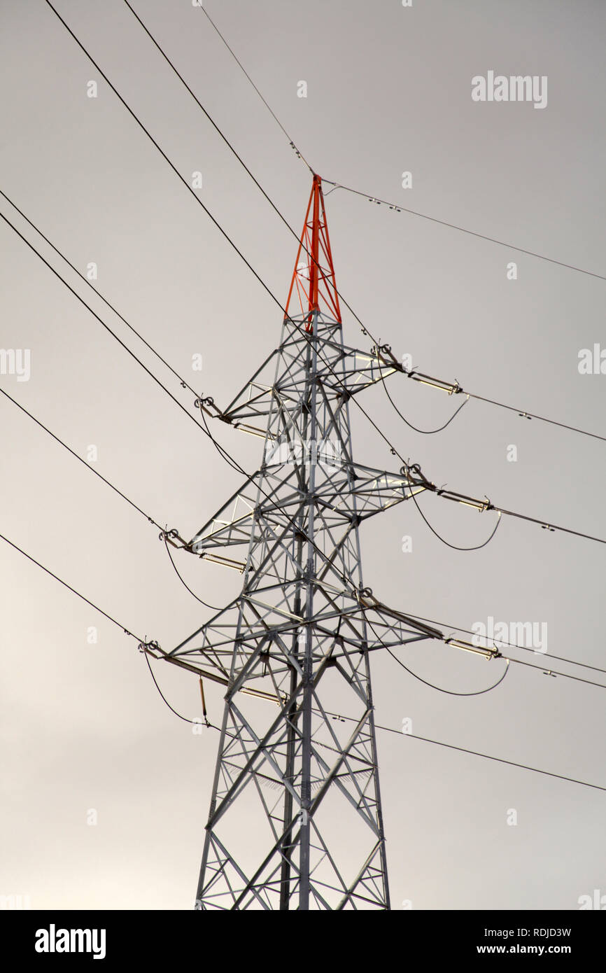 Electricity pylon factory architecture fuel and power generation hi-res ...