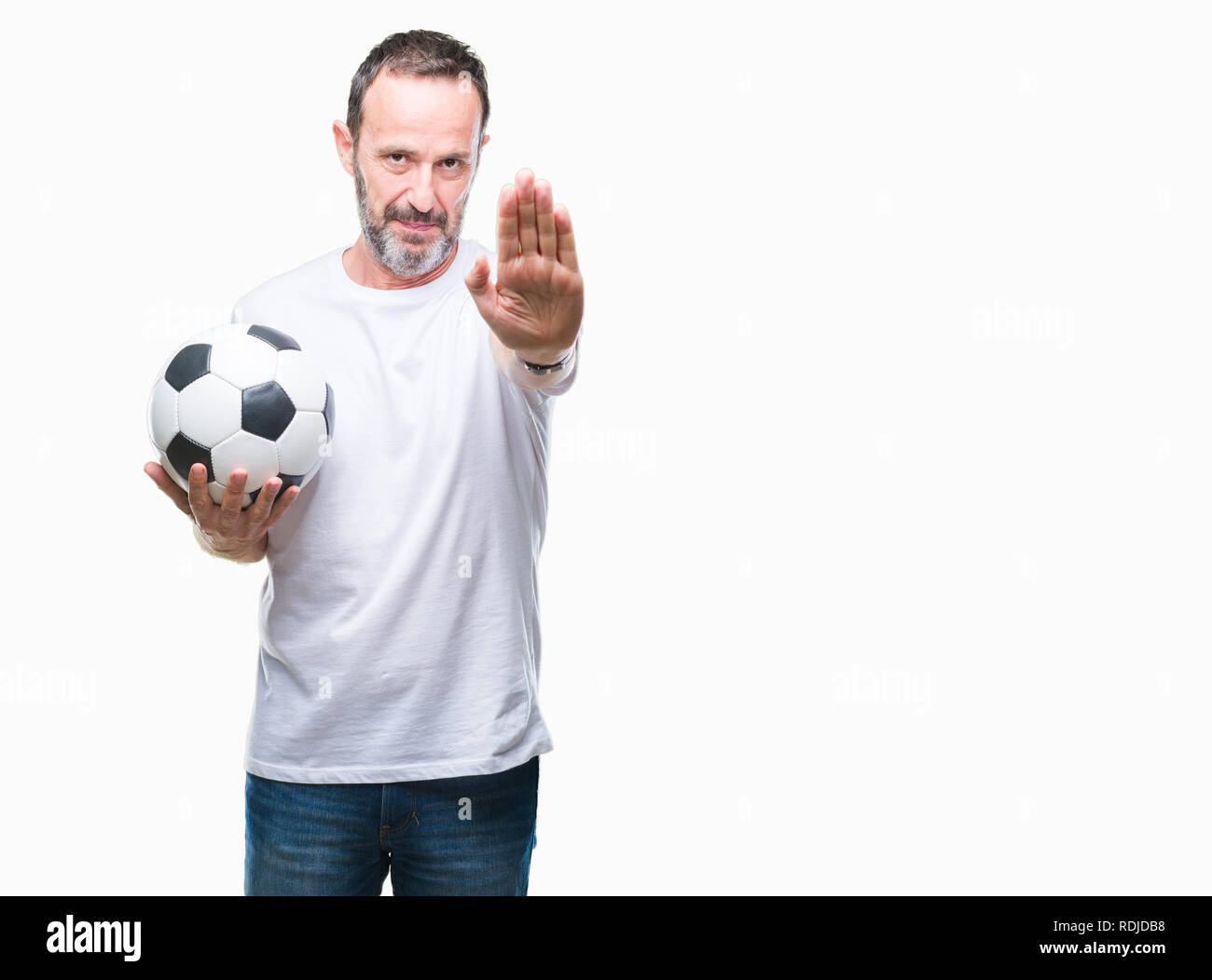 Stop soccer Cut Out Stock Images & Pictures - Alamy