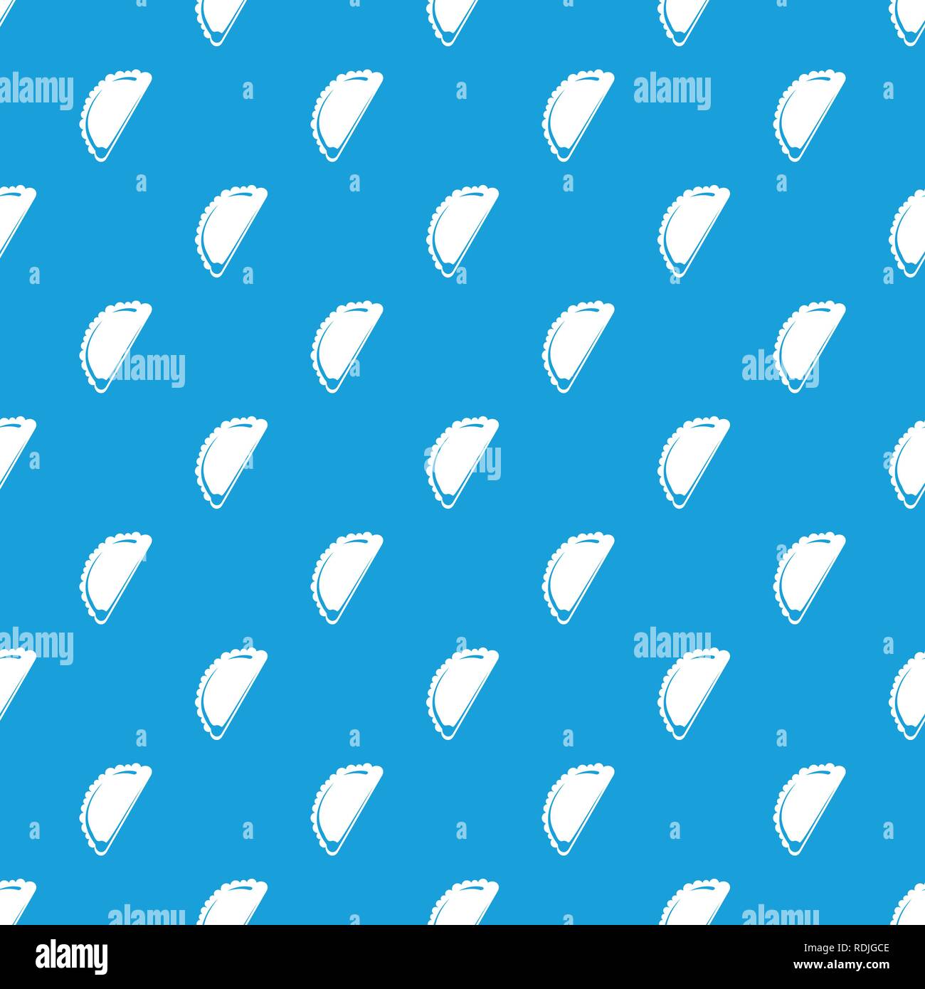 Cheburek pattern vector seamless blue Stock Vector Image & Art - Alamy