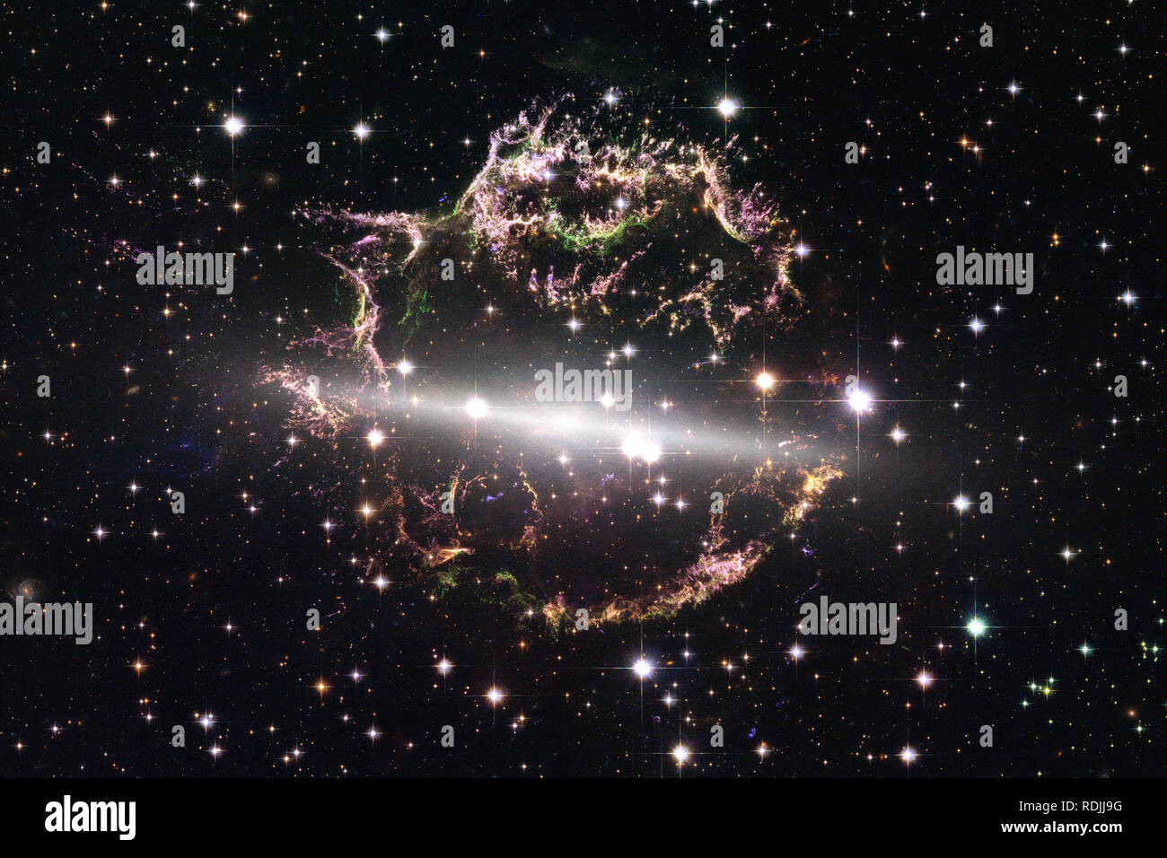 Landscape of star clusters. Beautiful image of space. Cosmos art ...