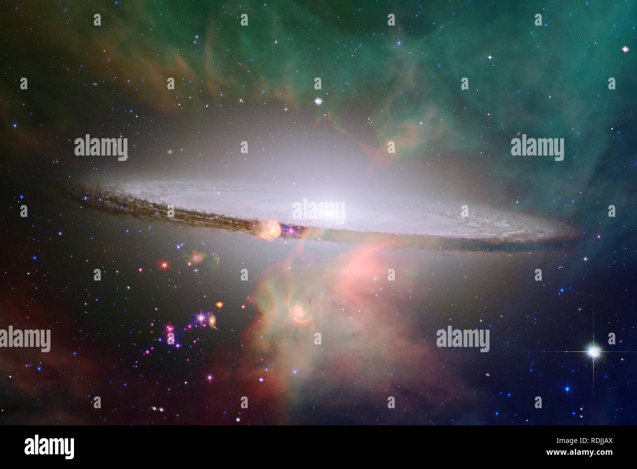 Cosmic landscape, awesome science fiction wallpaper. Elements of this ...