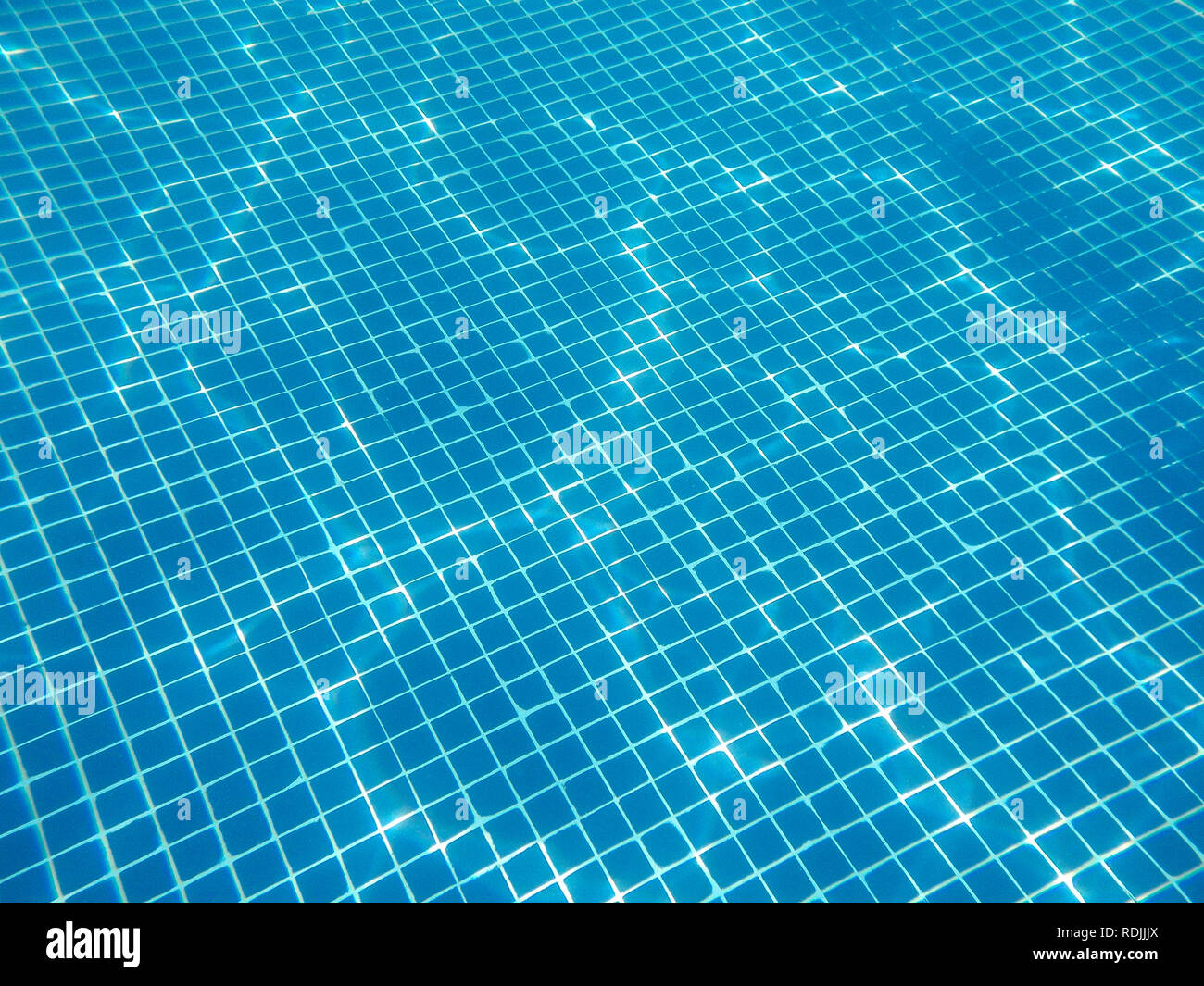 Water reflections on a swimming pool. Underwater photography ...