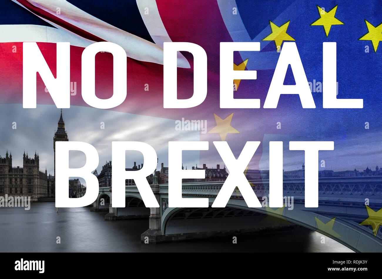 Brexit conceptual image flags hi-res stock photography and images - Alamy