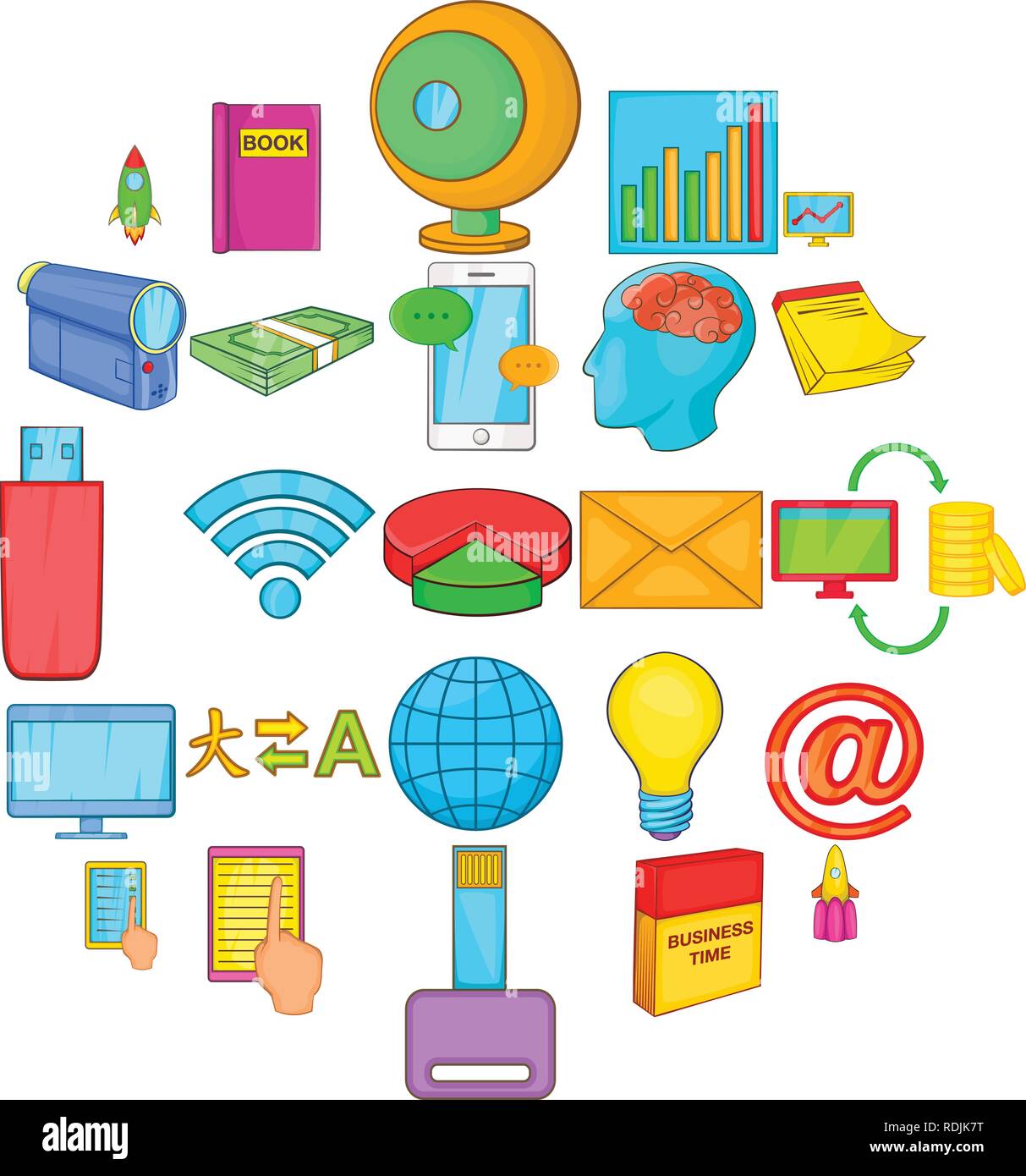 Special processor icons set, cartoon style Stock Vector Image & Art - Alamy