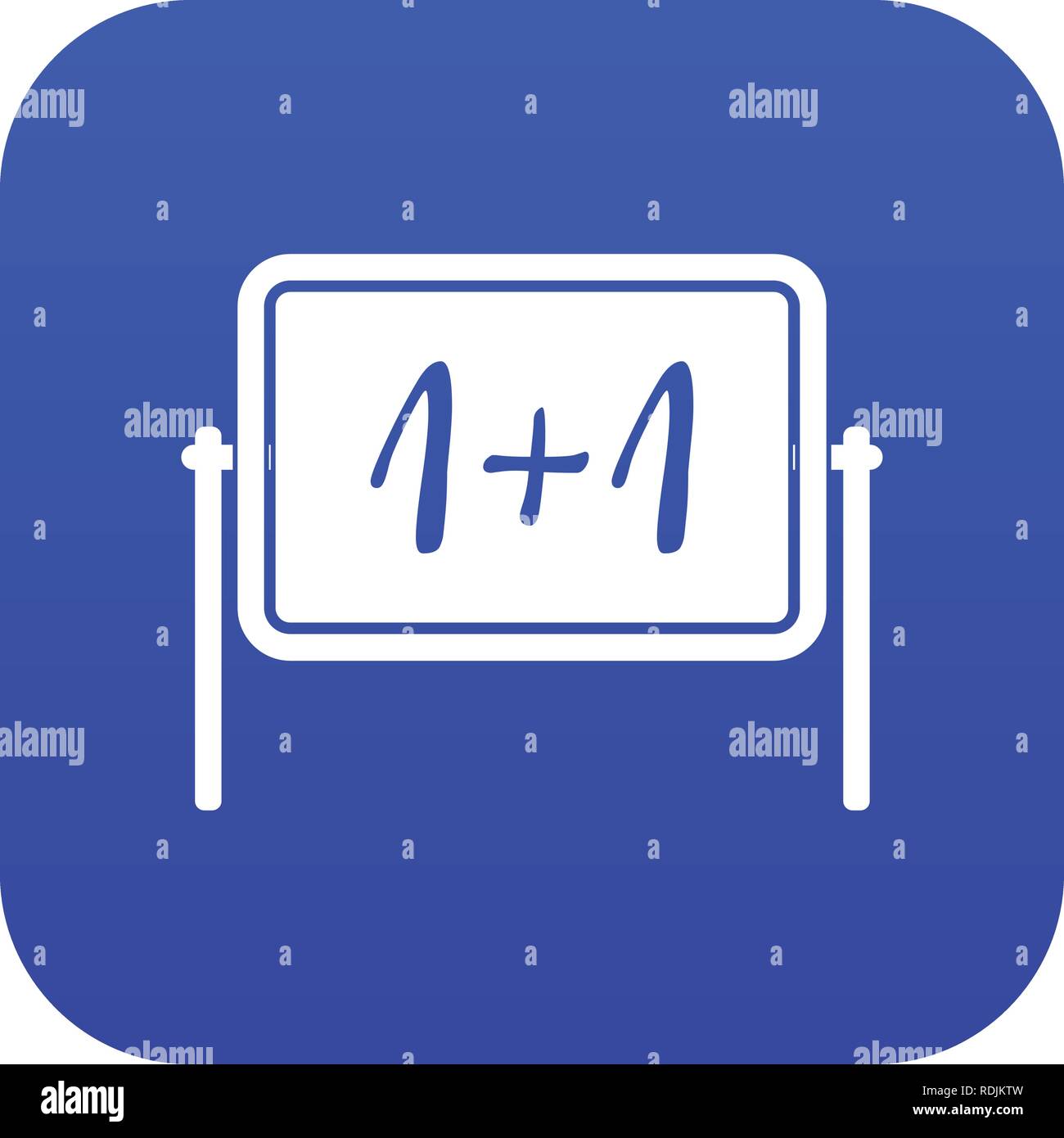 Board icon digital blue Stock Vector Image & Art - Alamy