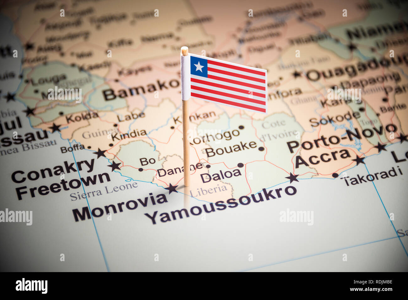 Liberia political map capital monrovia hi-res stock photography and ...
