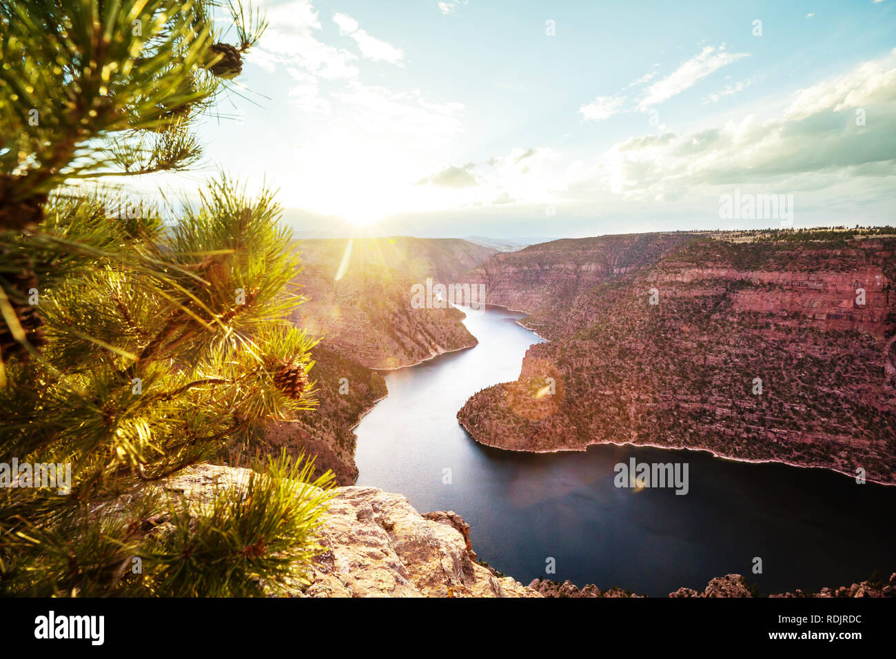 Flaming Gorge recreation area Stock Photo - Alamy
