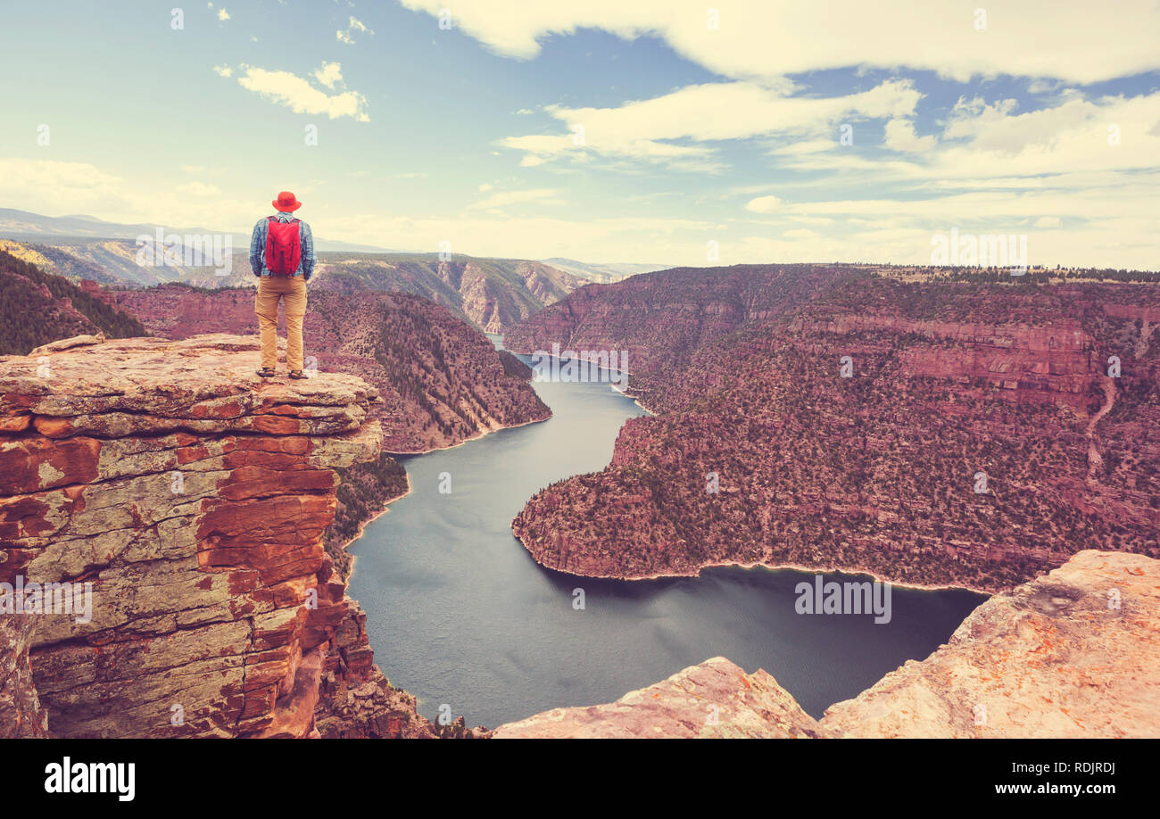 Flaming Gorge recreation area Stock Photo - Alamy