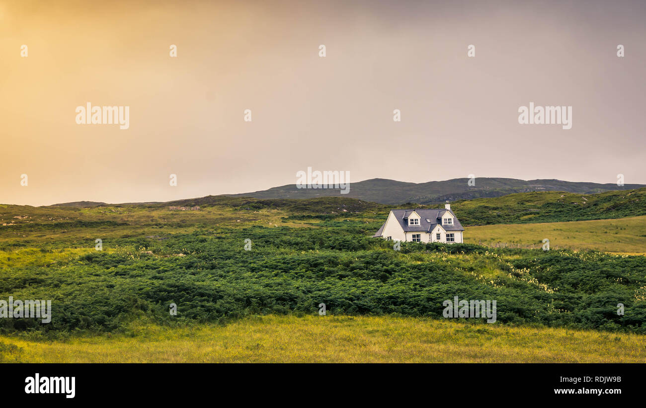 Scottish Lowland Landscape, photographed from the popular walkway known ...