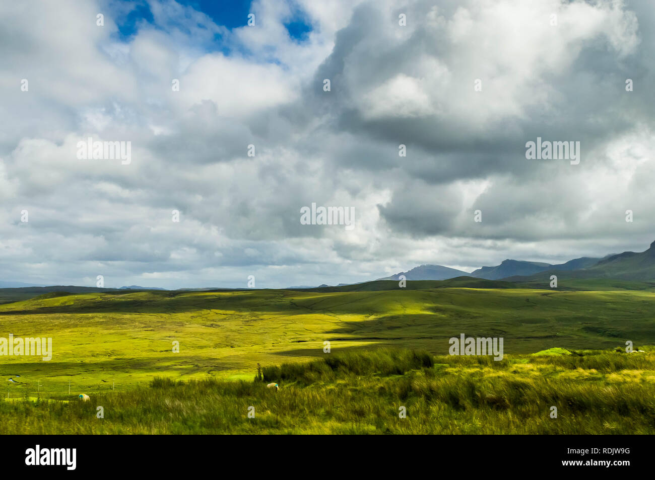 Scottish Lowland Landscape, photographed from the popular walkway known ...
