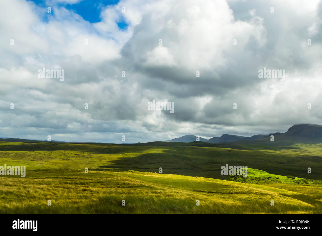 Scottish Lowland Landscape, photographed from the popular walkway known ...