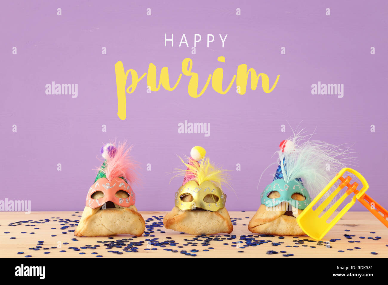 Purim celebration concept (jewish carnival holiday). Traditional ...
